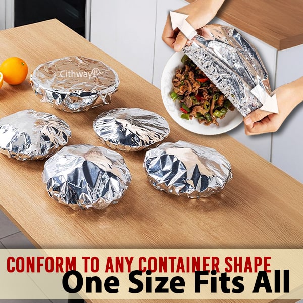 Cithway® Reusable Heat-Locking Aluminum Foil Food Cover(50PCS) – meomeland