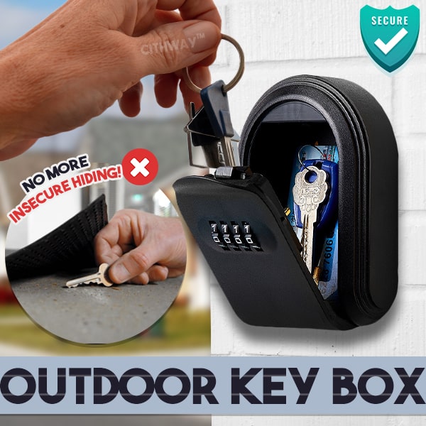 Cithway™ Outdoor Safety Key Lockbox – meomeland