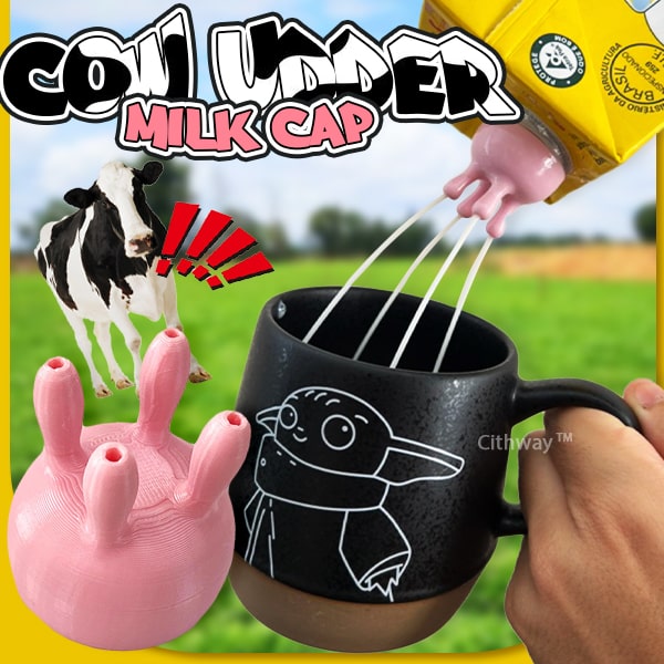 Cithway™ Hilarious Cow Udder Milk Carton Cap – meomeland