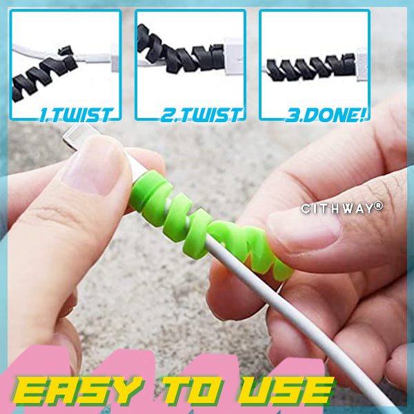 Cithway® Anti-damage Spiral Cable Sleeves (4pcs) – meomeland