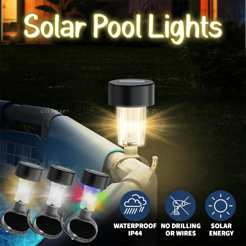 Cithway™ Ultra-Bright Solar LED Pool Side Lights – meomeland