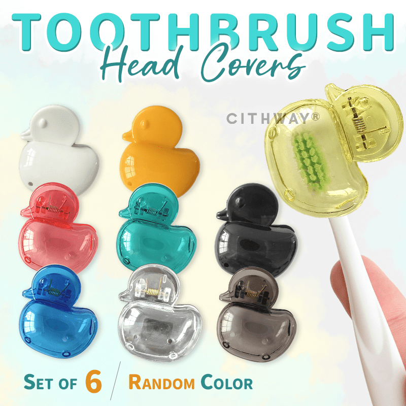 Cithway® Duck Toothbrush Head Covers (SET OF 6) – meomeland