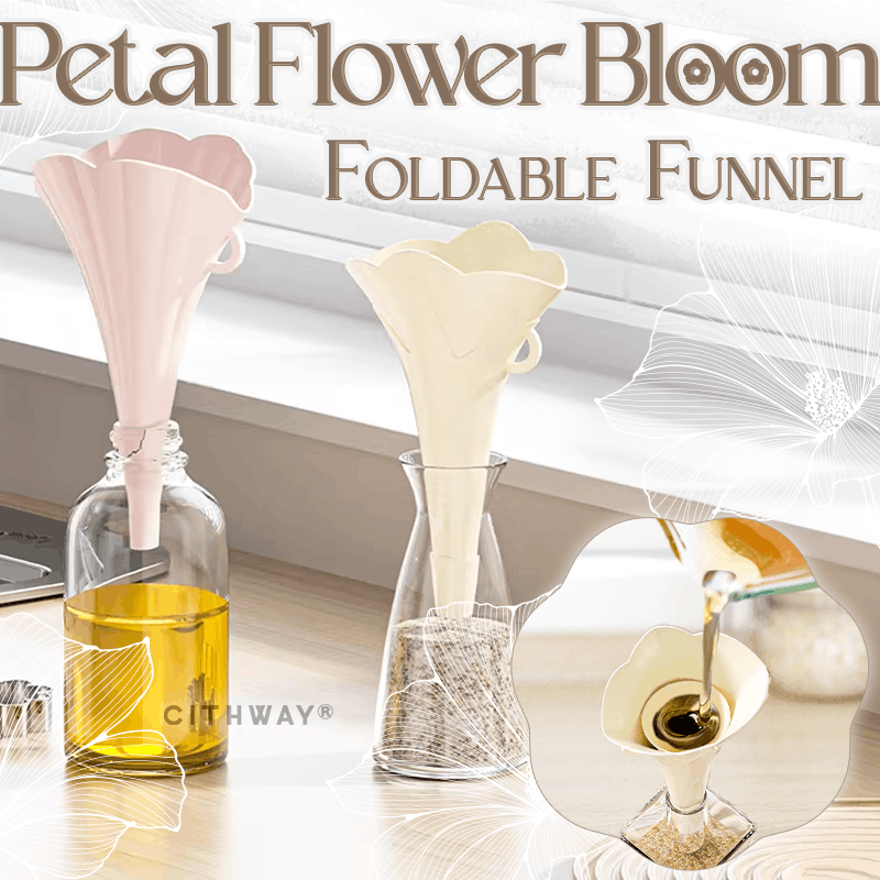 Cithway® Petal Flower Bloom Foldable Funnel (2Pcs) – meomeland