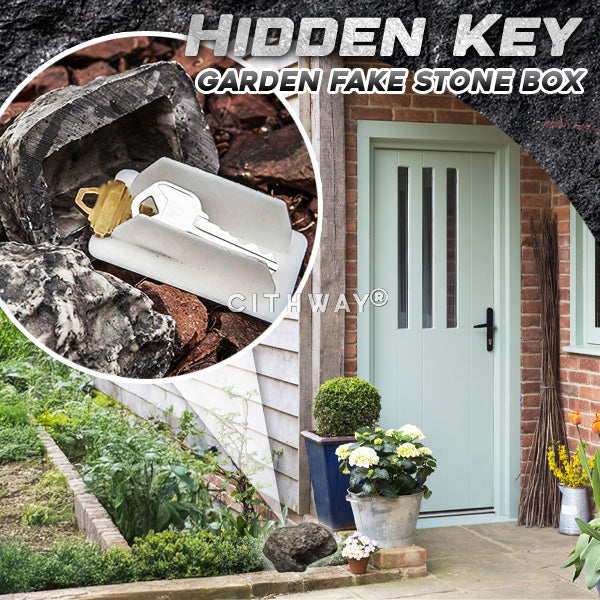 Cithway® Hidden Key Garden Fake Stone Box – meomeland