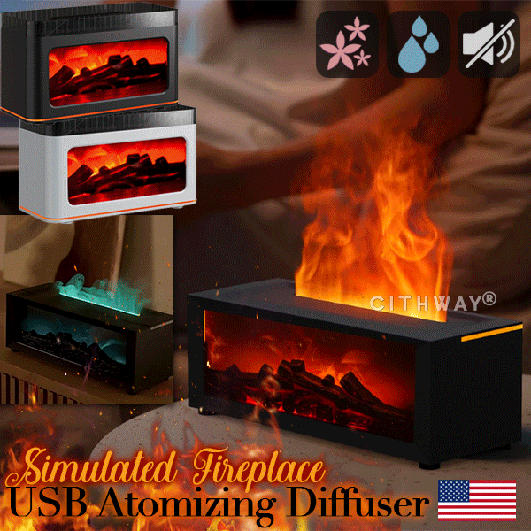 Cithway® Simulated Fireplace USB Atomizing Diffuser – meomeland
