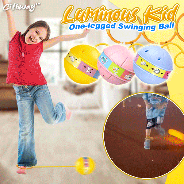 Cithway™ Luminous Kid One-legged Swinging Ball – meomeland